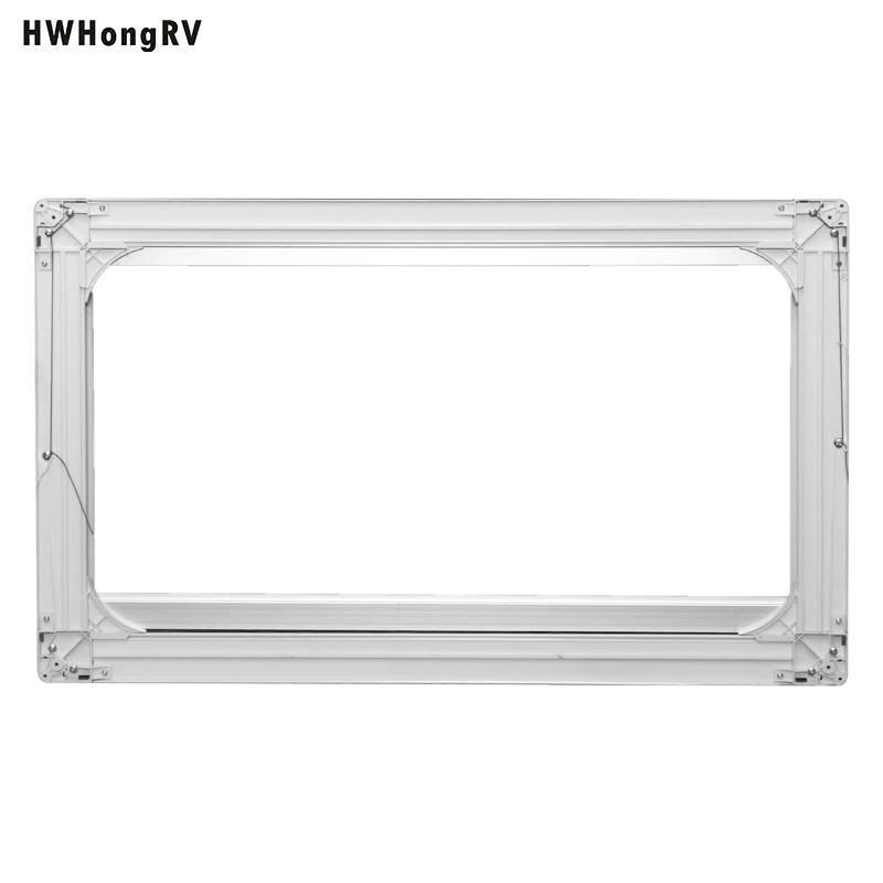 Vertical Black RV Window for Teardrop Cargo - Durable & Versatile