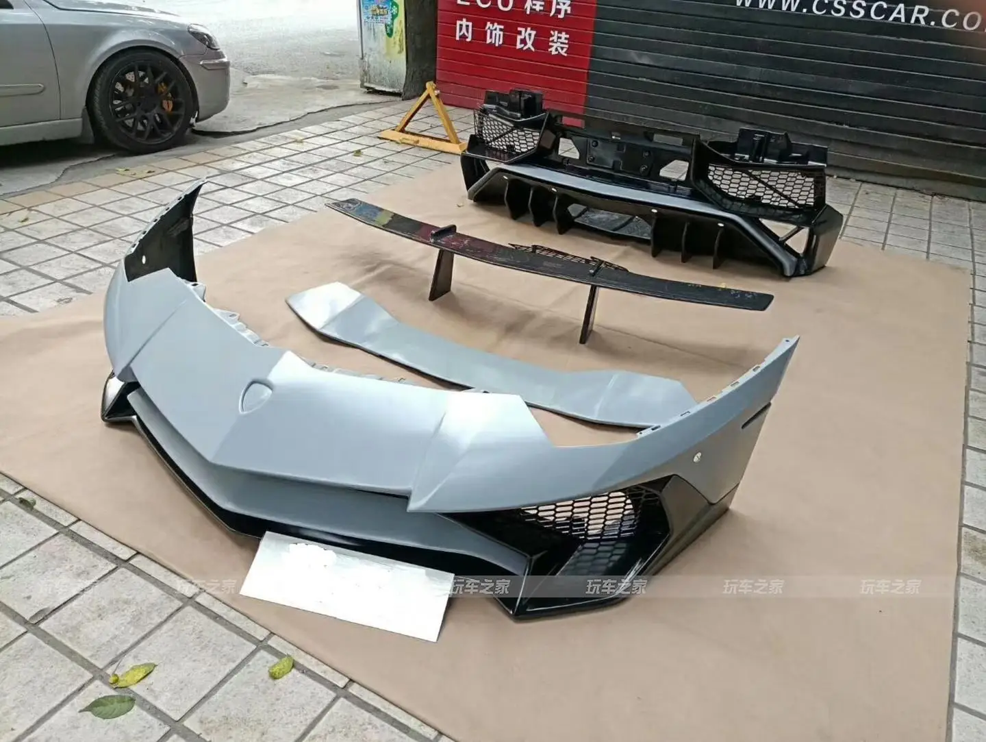 Car Part Front Bumper Bodykit Full Body Kit Set Modified Facelift ...