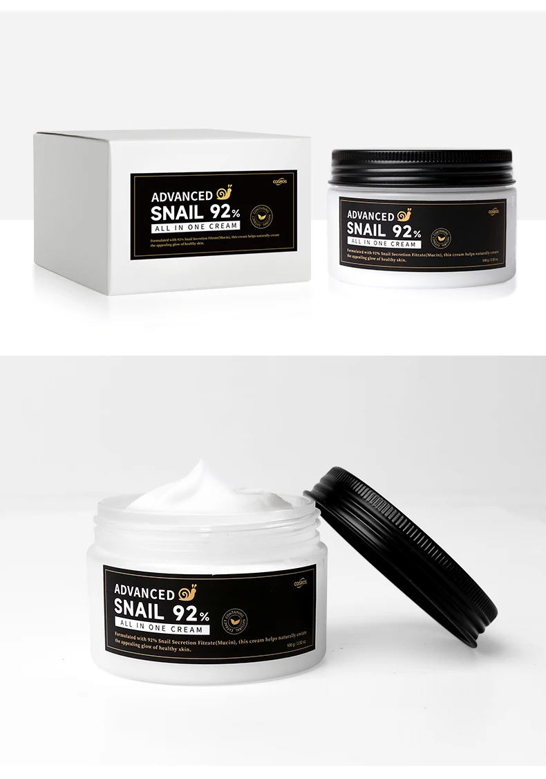 Oem Own Brand Snail Milk Cream Korean Skin Care Snail Cream Advanced 92 ...