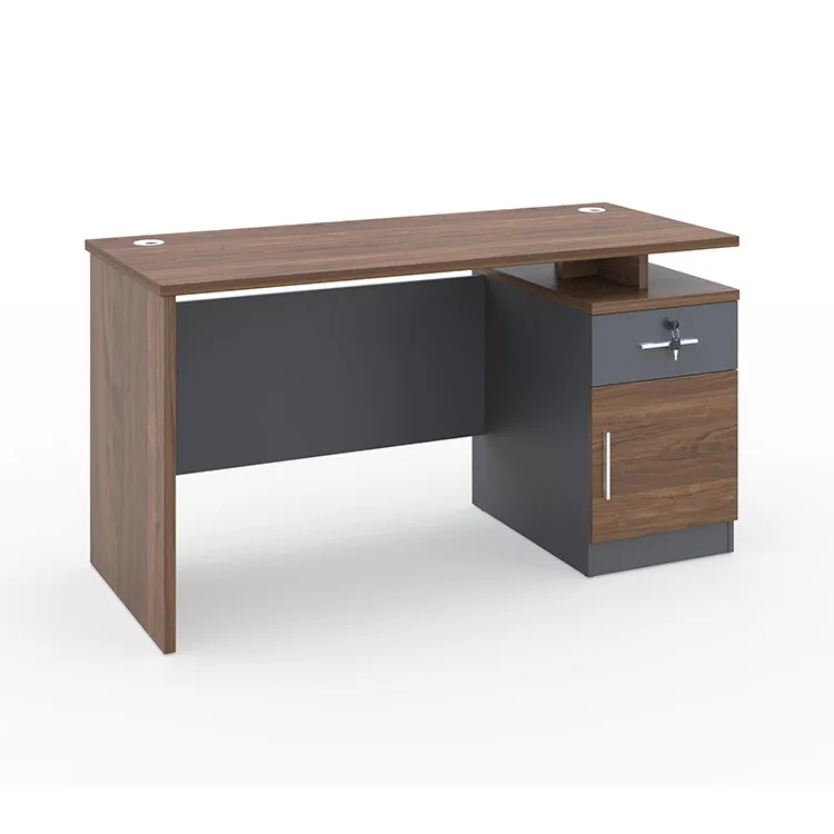 Single straight office table modern office desk design office desk ...