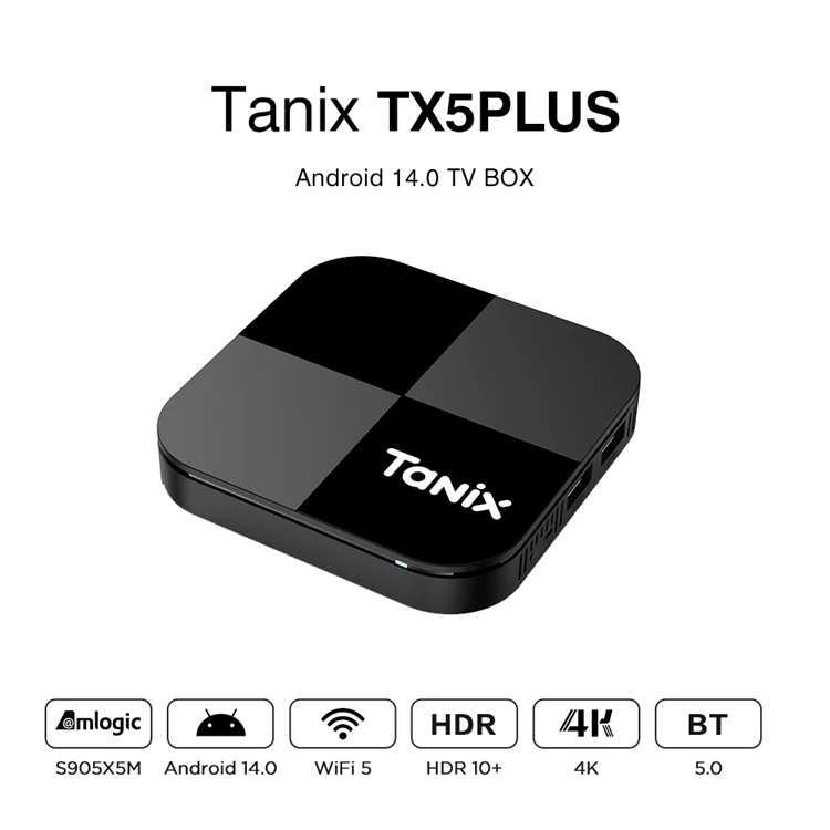 2025 Tanix TX5 PLUS S905X5M Android TV Box - 4GB RAM, 32GB Storage, 4K ...