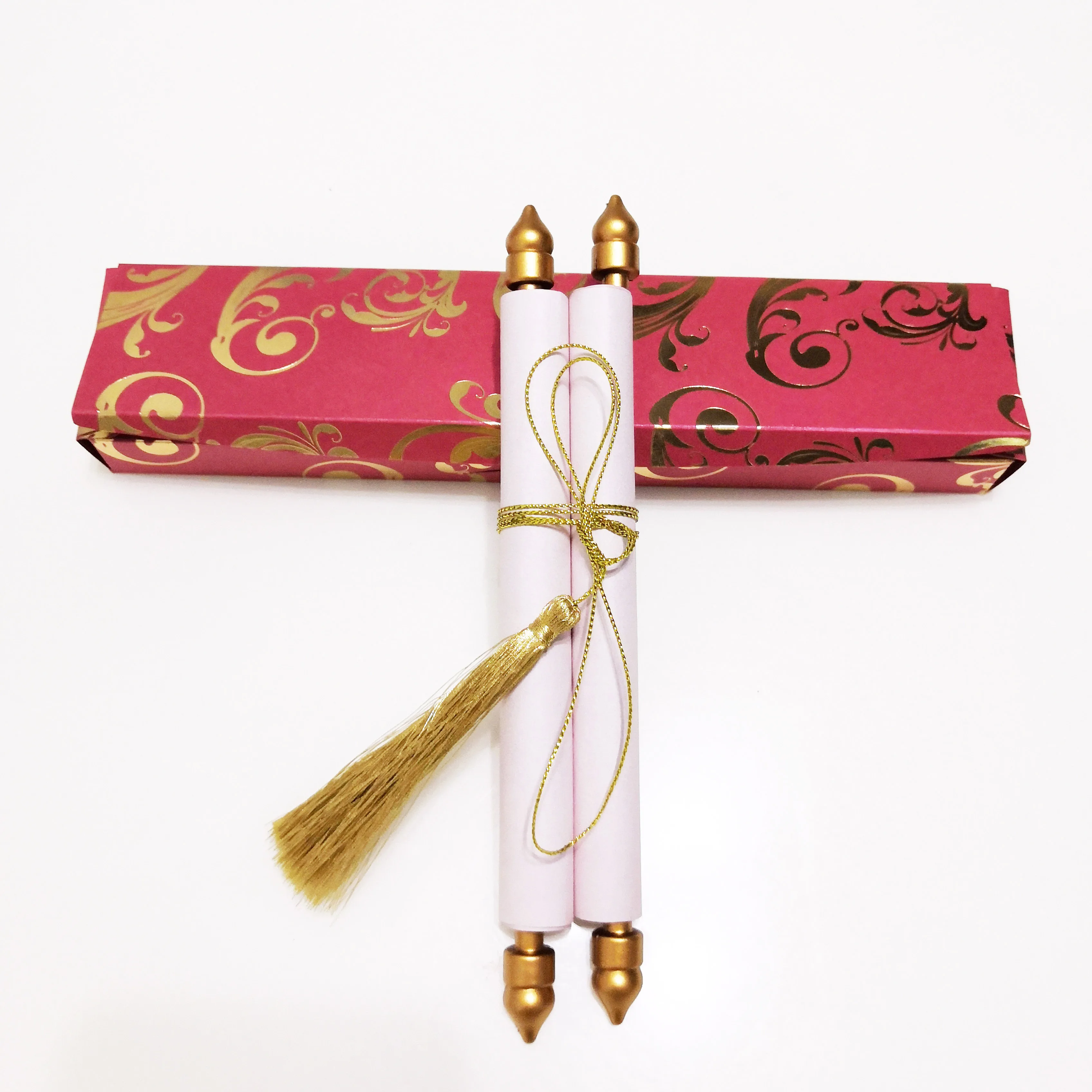 Customize Colors Paper Scroll Quinceanera Invitations With Box And ...