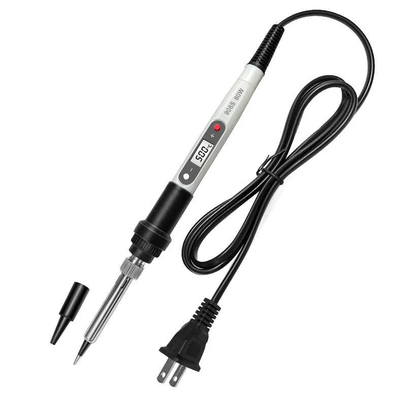 White 908S Intelligent Digital Display Soldering Iron US Standard 110V ...