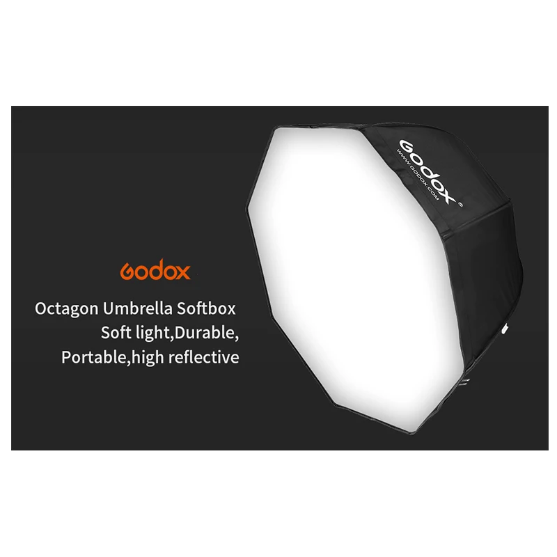 Godox 120cm Octa Softbox With Bowens Mount For Commercial Studio Flash ...