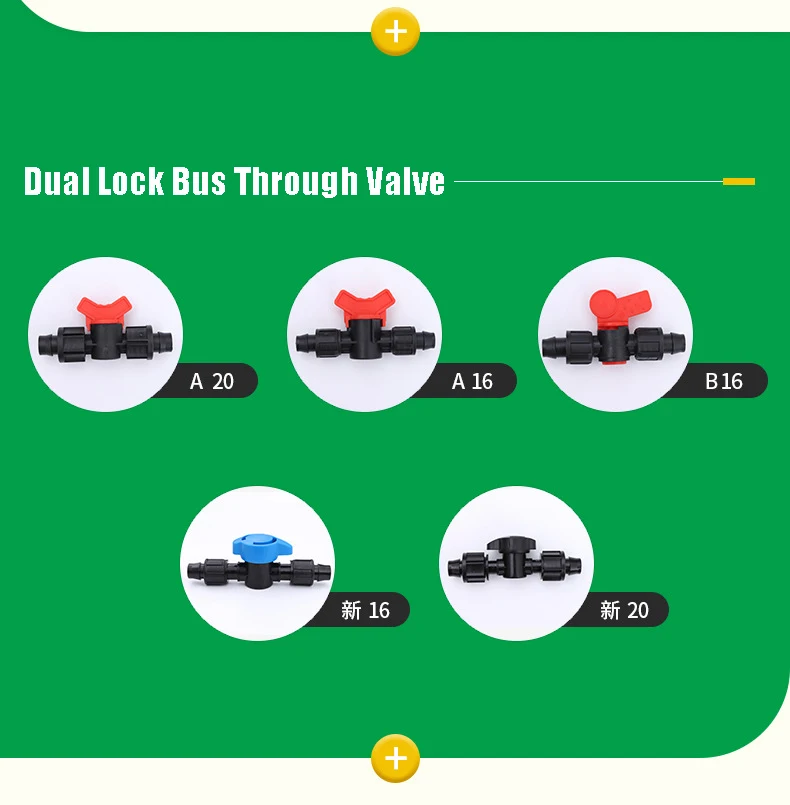 Drip Irrigation Plastic Mini Valve Tape Offtake Valve for 16mm Drip ...
