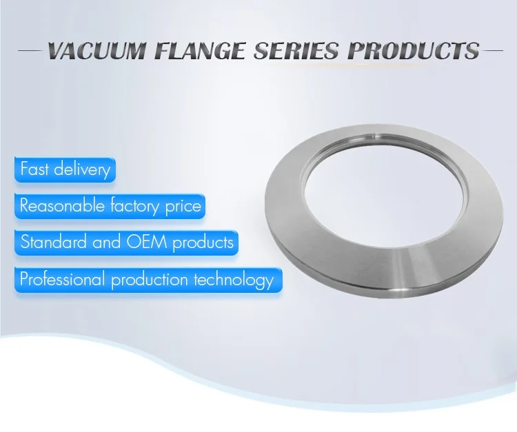KF10 Bored Blank Flange - High Vacuum Components