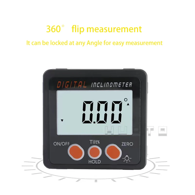 Portable Mini Digital Protractor - Precision & Custom Support