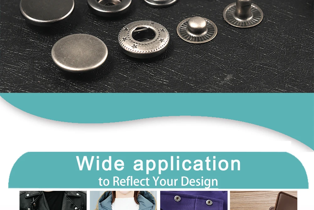 High Quality New Style Super Thin Metal Snap Button With Oem Logo ...