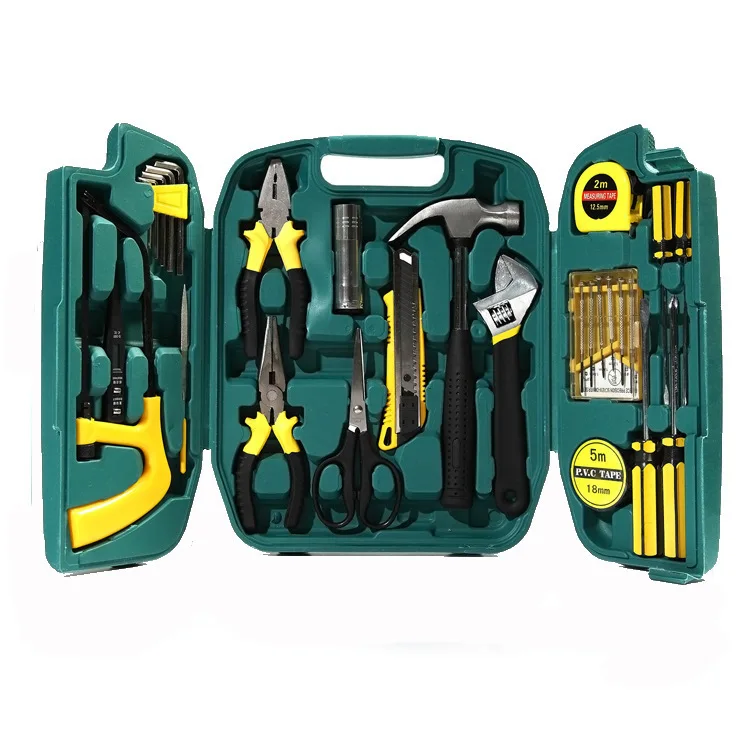 Hardware Tools Vise Wrench Hex Key Hammer Screwdriver Set Car Household ...