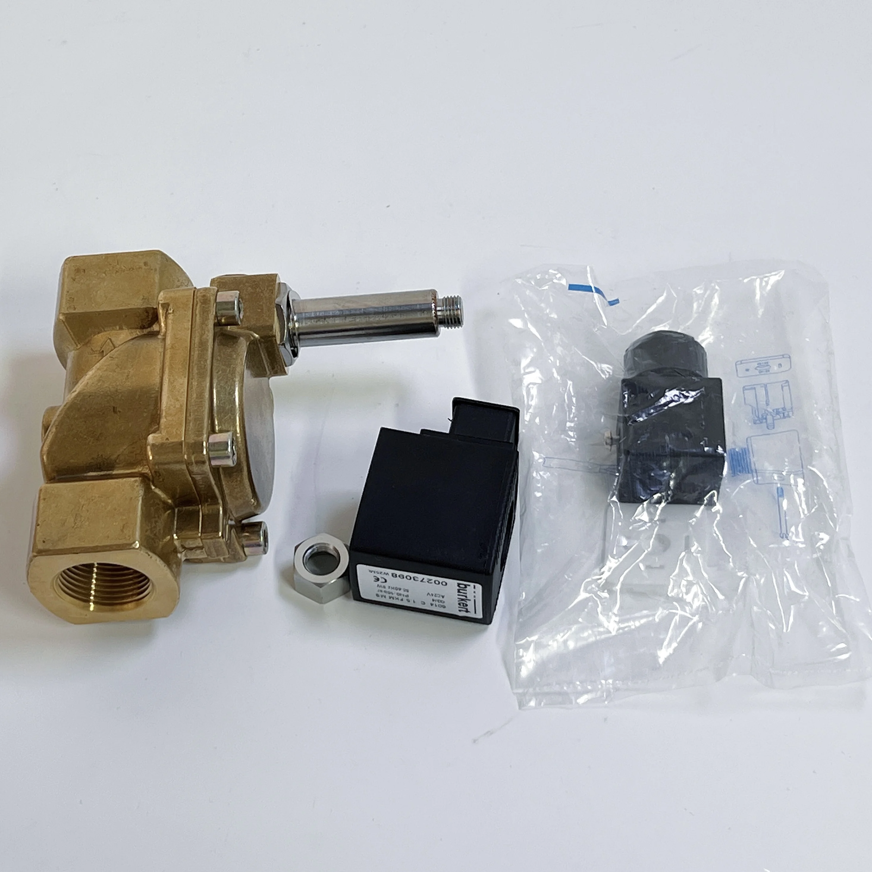 Atlas Copco 1089064114 Industrial Compressor Part Vent Solenoid Metal ...