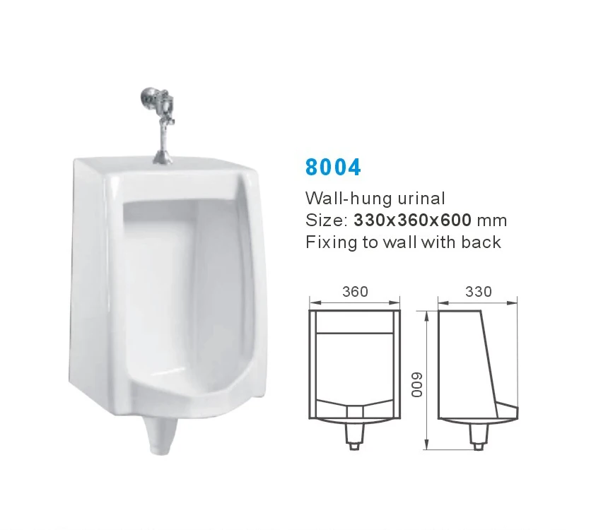 Modern Design Men's Toilet Porcelain Floor Stand Waterless Urinal ...
