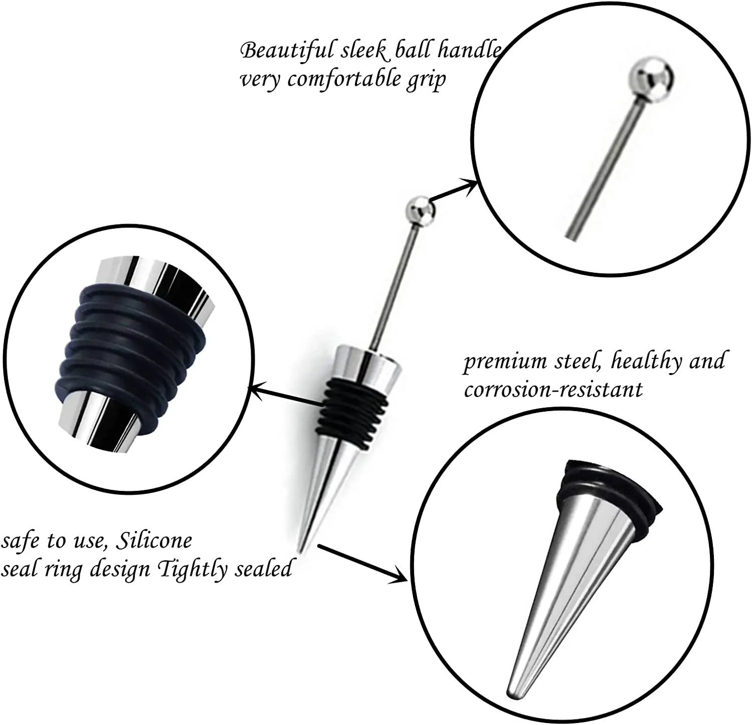 Hot Bar Party Decoration Fresh-keeping Red Wine Champagne Stopper Bar ...