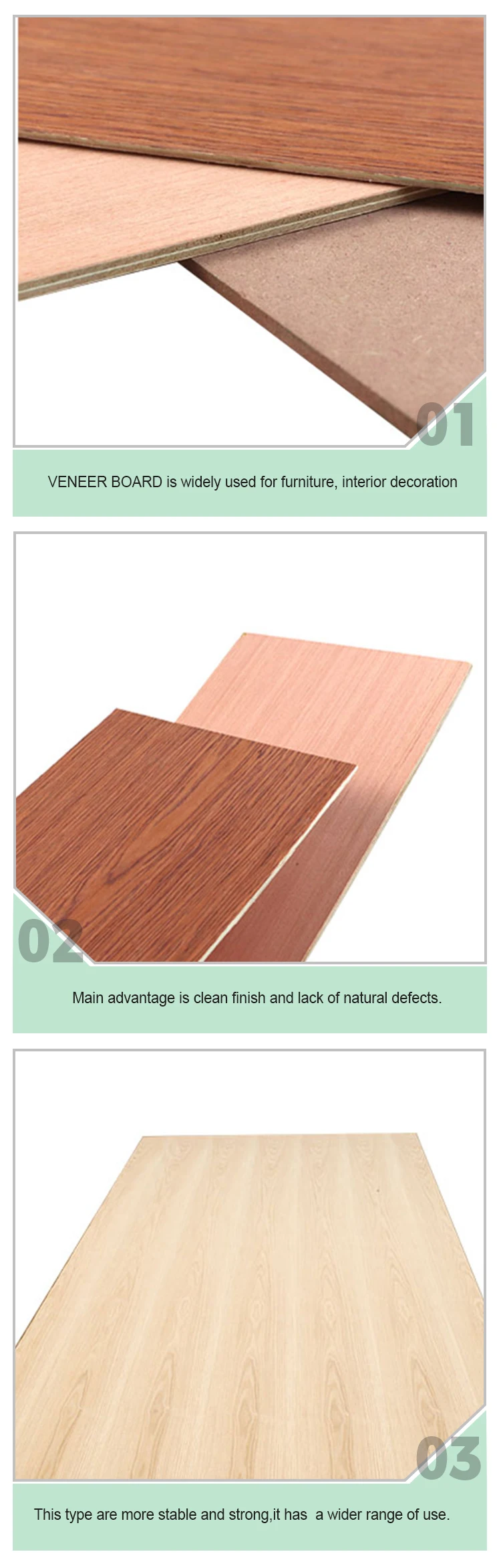 Customized Fire Resistant Laminated Veneer Lumber Board 1220x2440mm ...