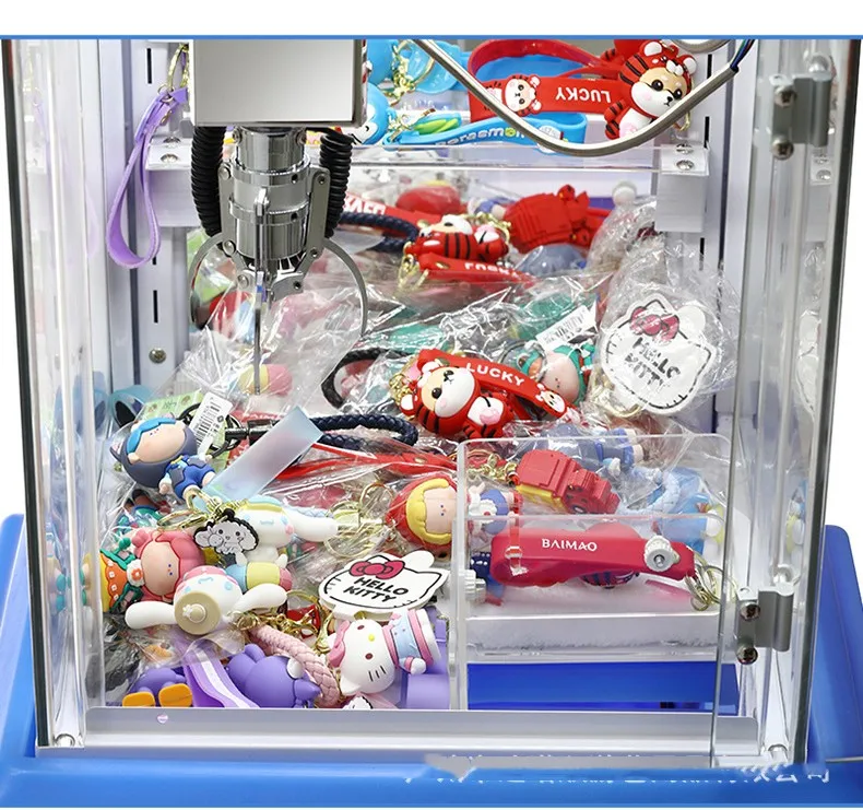 Coin Operated Toy Crane Machine Mini Claw Machine Mini Prize Vending ...