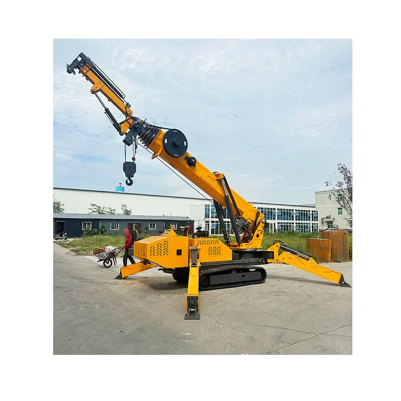 Hydraulic Electric Mini Telescopic Boom Foldable 360 Degree 5t 8T ...