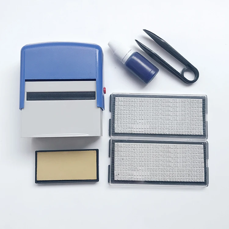 High Quality Arabic Diy Self-inking Name Customized Stamp Number ...