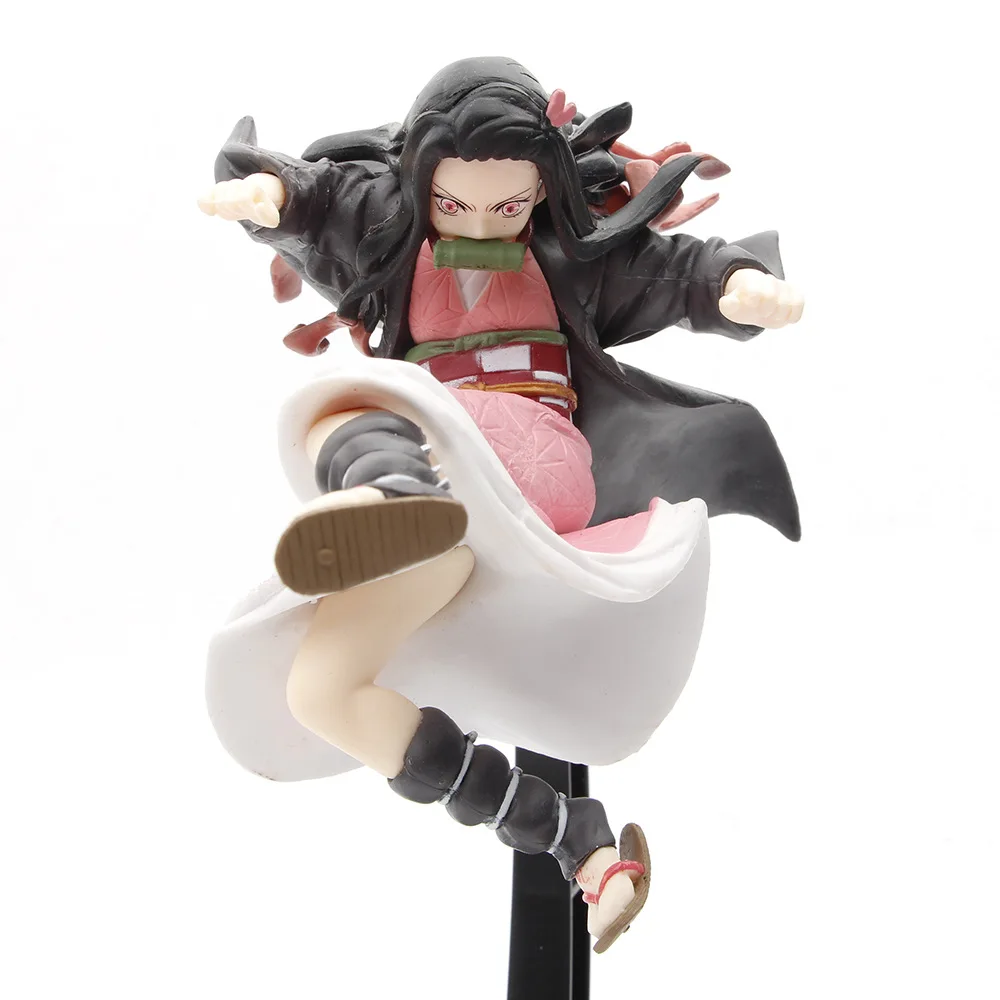17cm Anime Demon Slayer Nezuko Character Model Decoration Collection ...