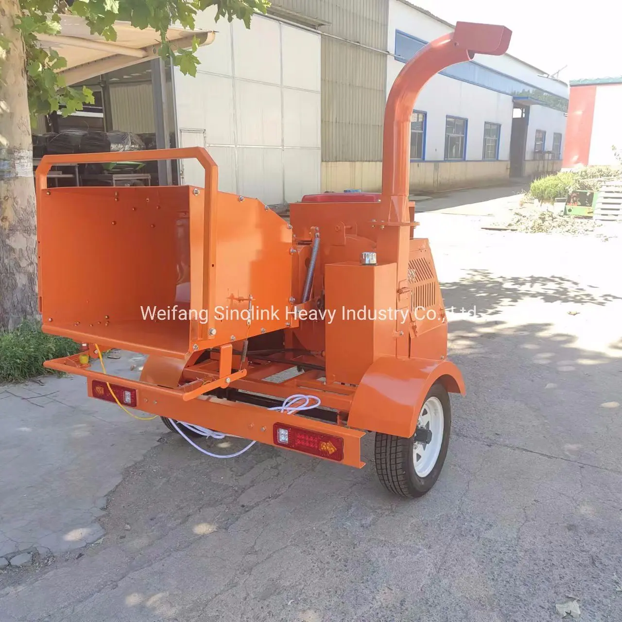 Heavy Duty Dwc 40 Hp Diesel Wood Chipping Machine Chipper Wood Log ...