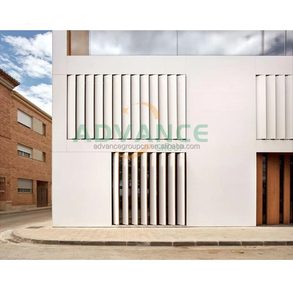 Modern Acoustic Exterior Aluminum/glass Louvers - Buy External Louvres ...