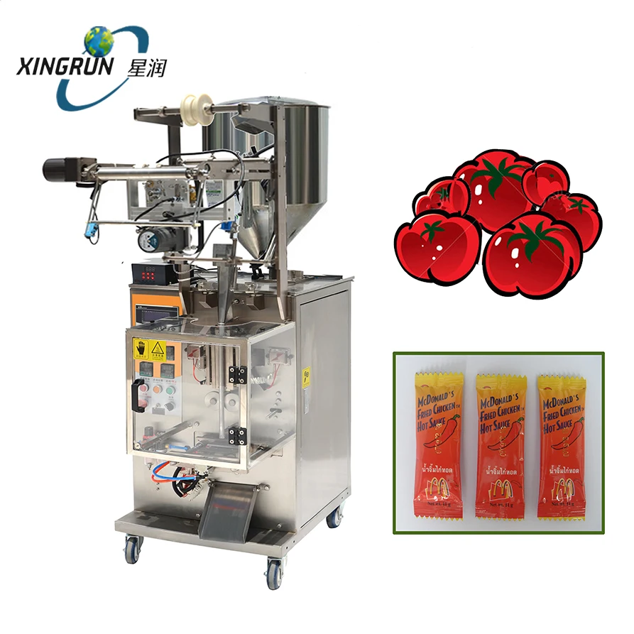 Premium Pickles Spicy Chili Sauce Filling Sealing Packaging Machine ...