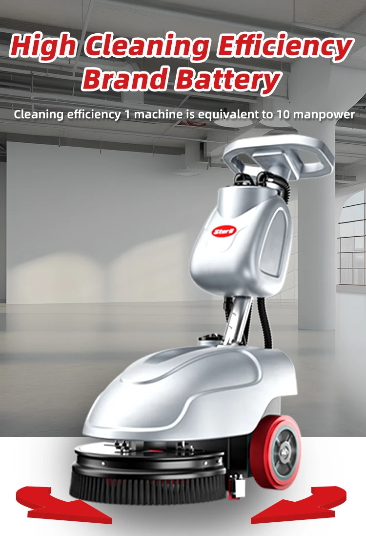 2023 Mini Portable Small Manual Compact Automatic Walk Behind Floor ...