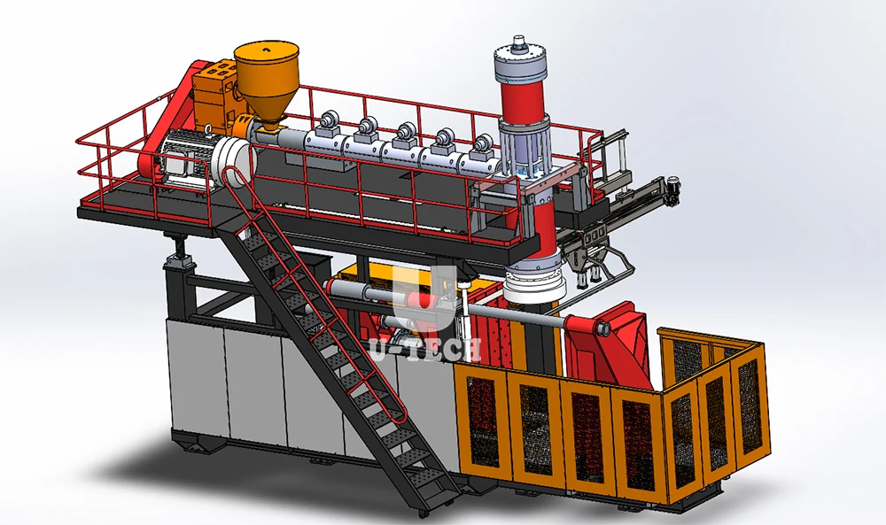 Floating Pontoon Plastic Float Dock Extrusion Blow Molding Machine ...