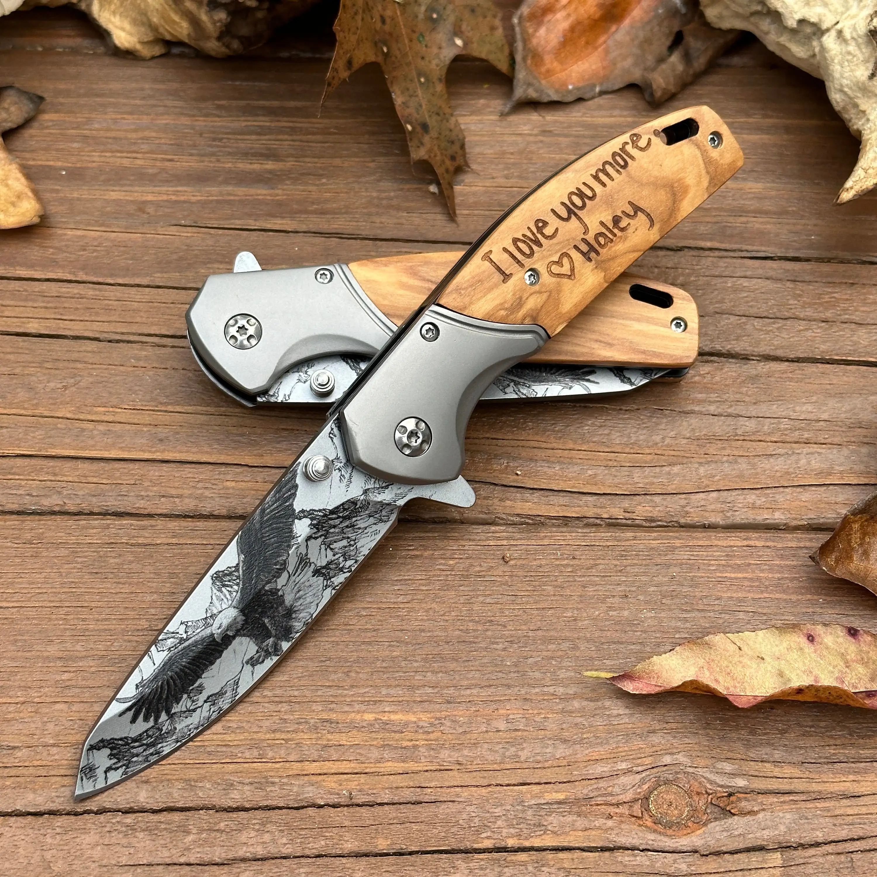 Custom Engraved Eagle Scout Pocket Knife Personalized Fathers Day Gift ...