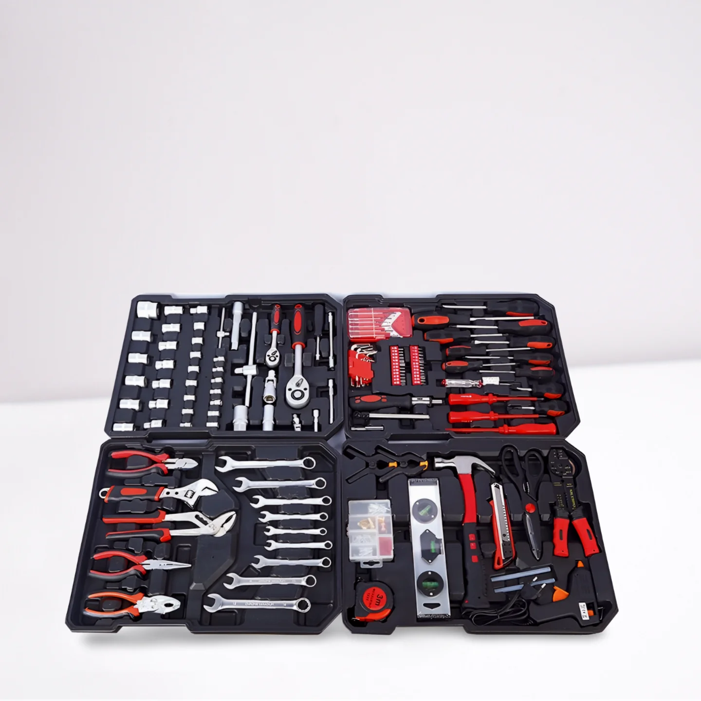 187 PCS Auto Repair Tool Trolley - Multi-Functional Hardware