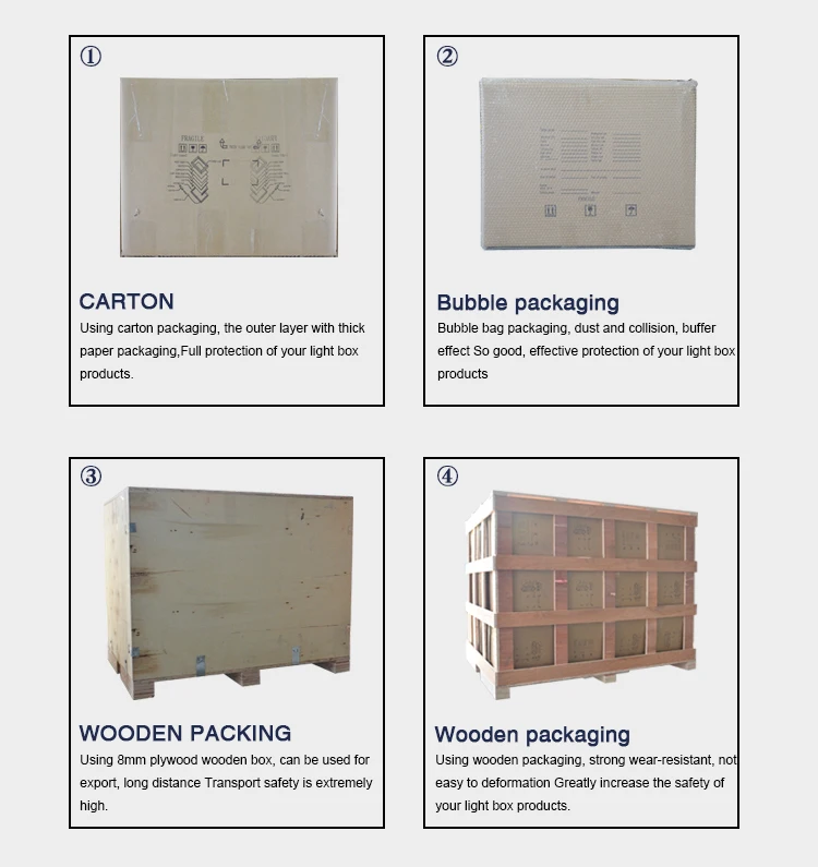 Led Lighted Box Frameless Profile Display For Advertising Exhibition ...