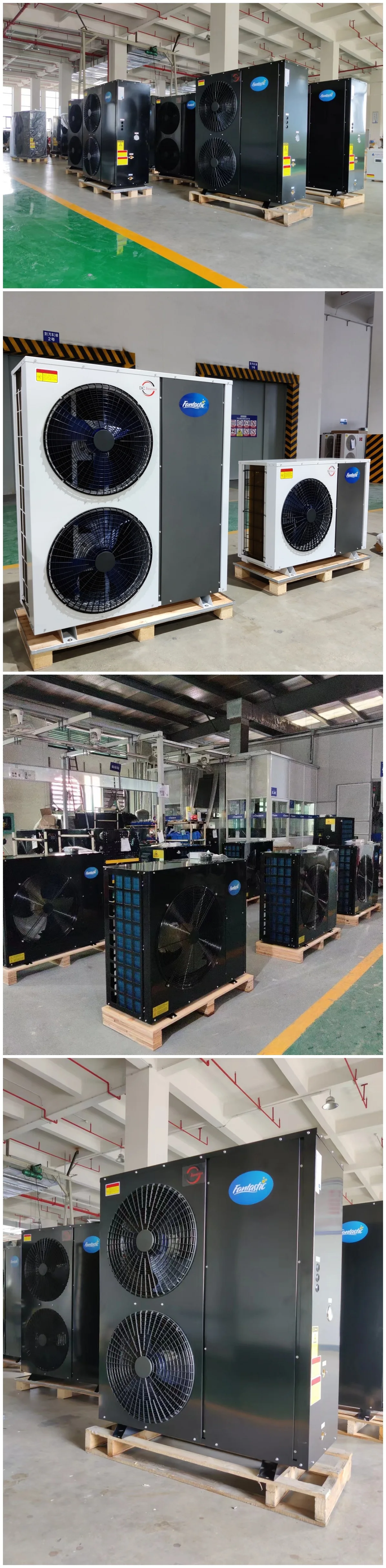 Smart Industrial R32 Air Source Heat Pumps - 60KW Inverter