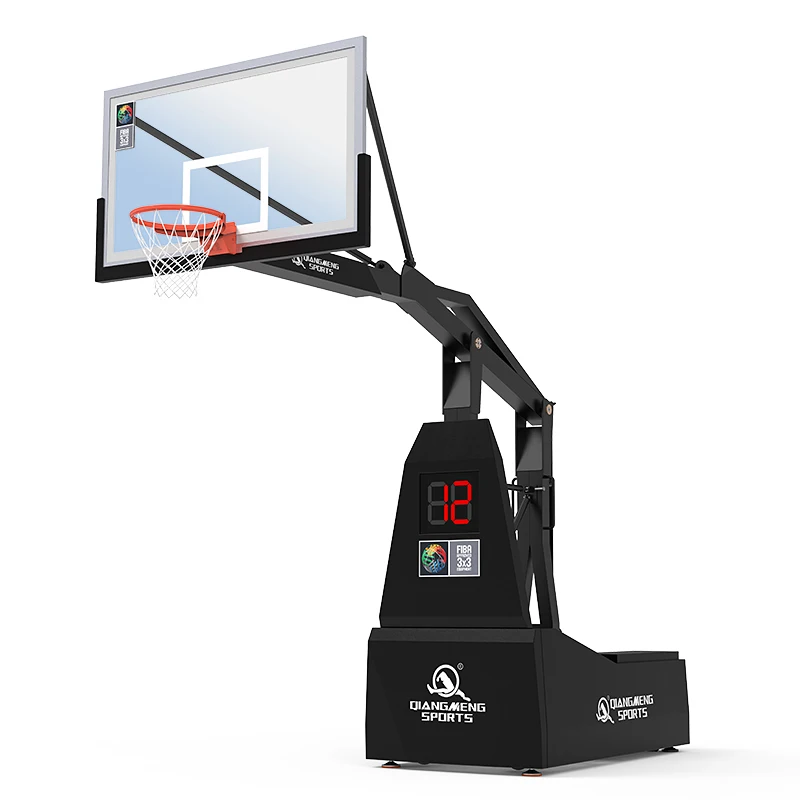 Outdoor Professional Basketball Equipment Fiba Portable Spring Fold ...
