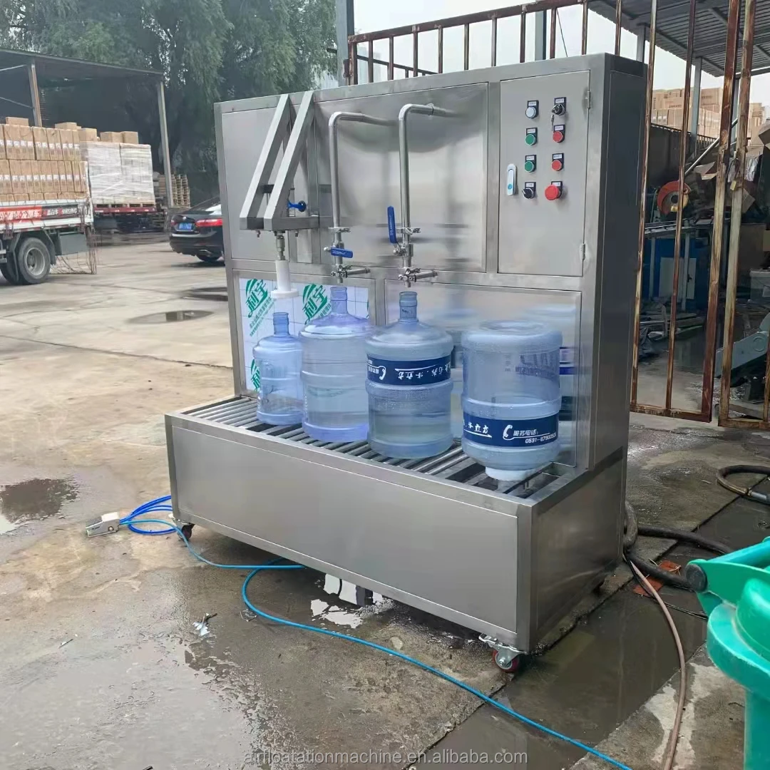 Efficient 5 Gallon Bottle Washing Machine - No Decaper