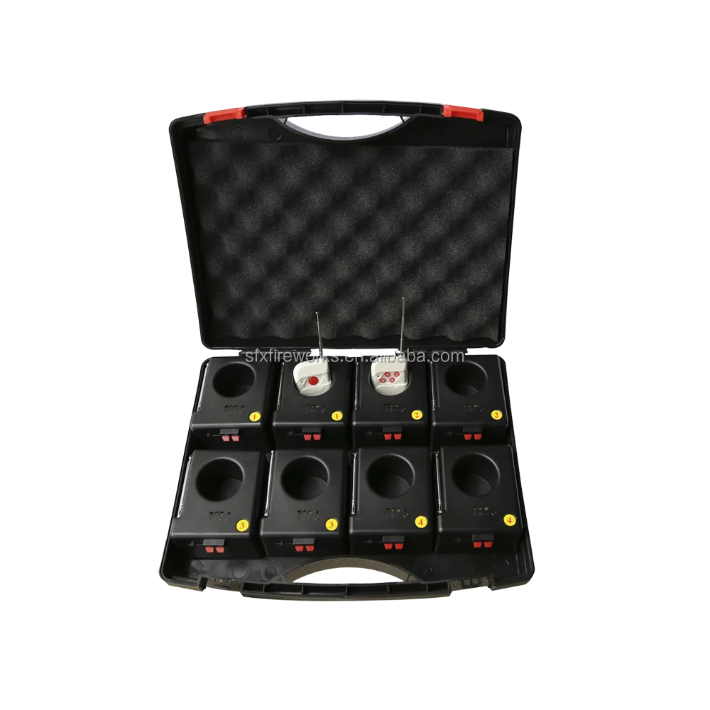 8 Cue Ice Fountain Fireworks Ignition System - Cold Pyro