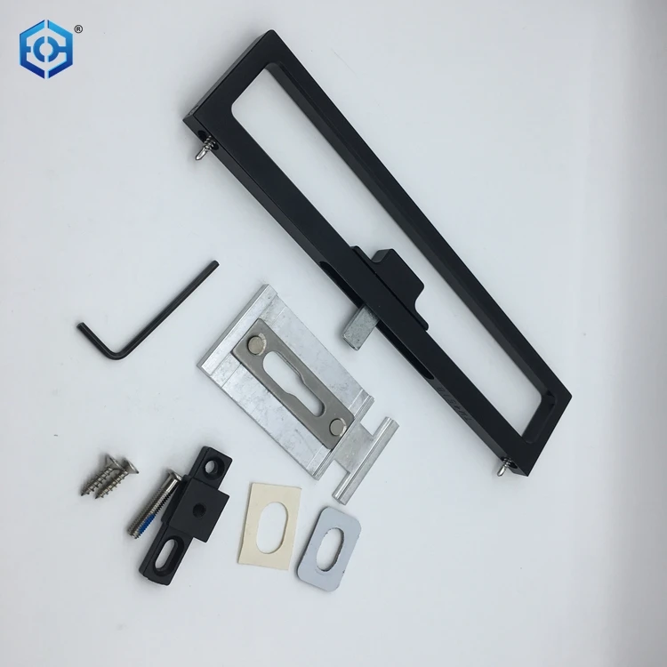 Aluminum Sliding Door Lock For Extremely Slim Frame Glass Door - Buy ...