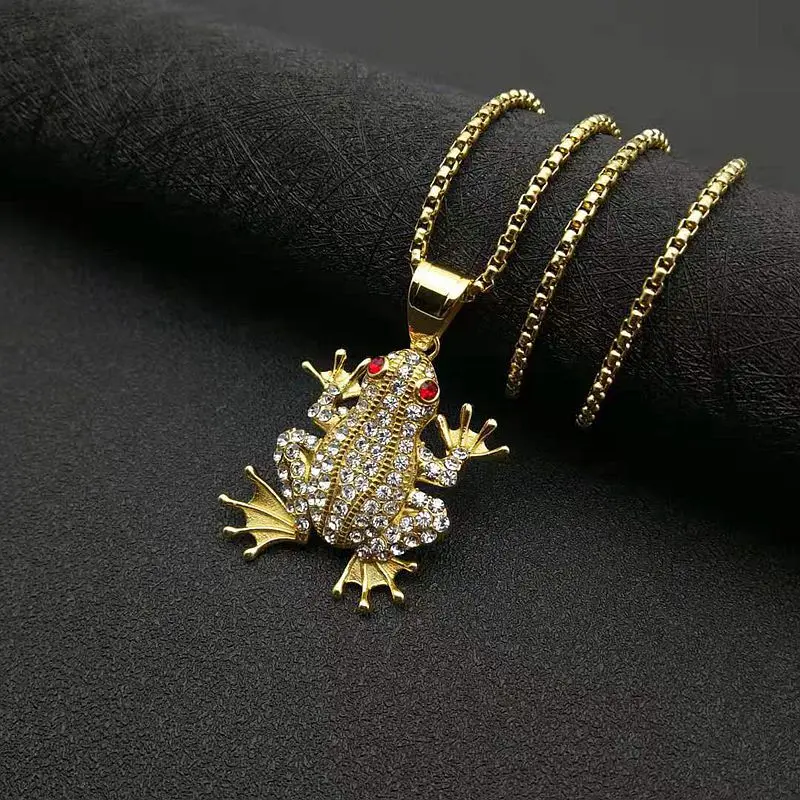 Custom Gold Plated Stainless Steel Bling Rhinestone Diamond Crystal ...