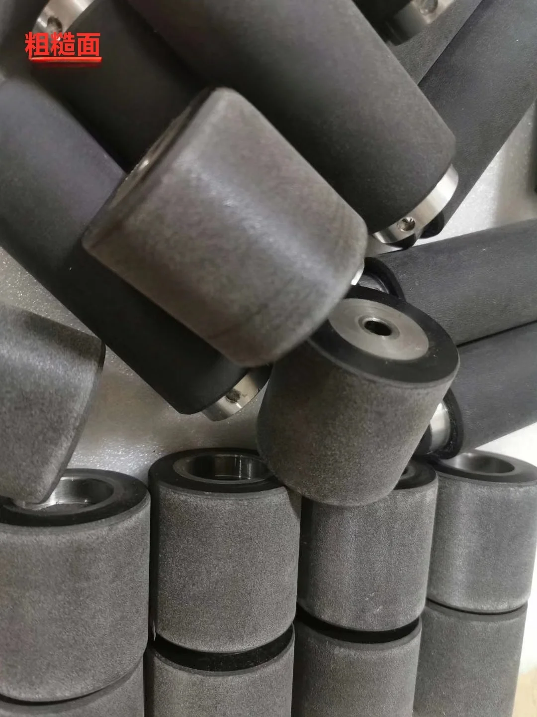 Polyurethane Rubber Wheel Rubber Roller PU Roller Non-power Roller Wear ...