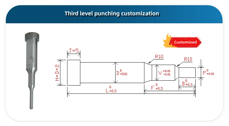Mold Punch Din Steel Punch Ejector Pin High Speed Steel Punch - Buy ...