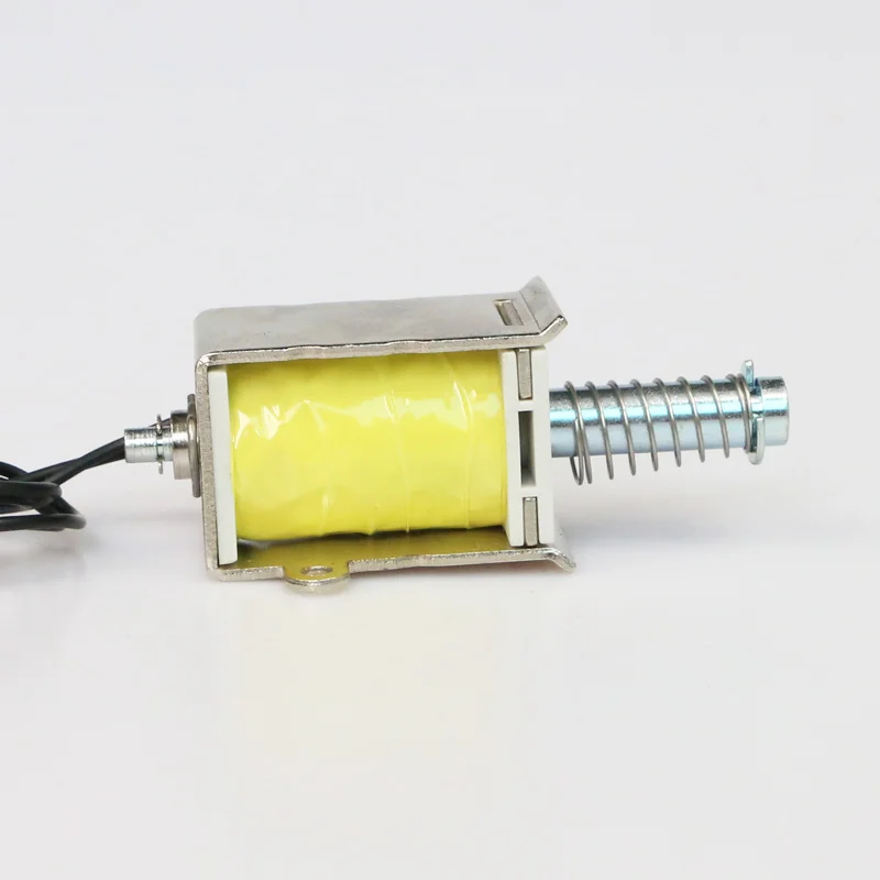 Push-pull Mini Solenoid Electromagnet Lightweight Dc 12 Volt 24v Ajk ...