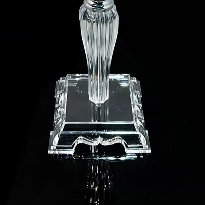 40-100cm Tall Clear Acrylic Flower Stand With Curtain Beads Crystal ...