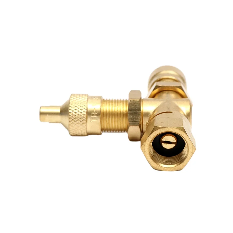T-joint Brass Tyre Valve for TRUCK Car Adapter Valve
