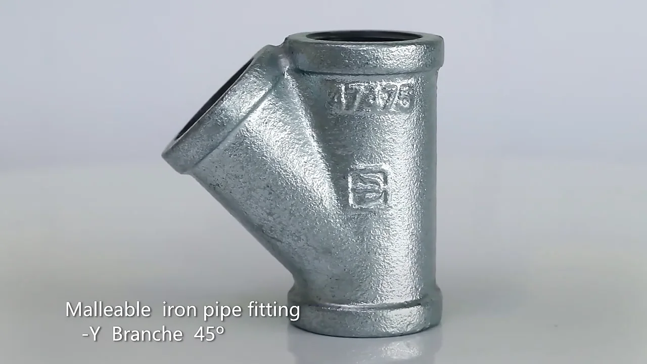 Equal Lateral Y Branches Gi Hot Dipped Galvanized In Banded Or Beaded ...