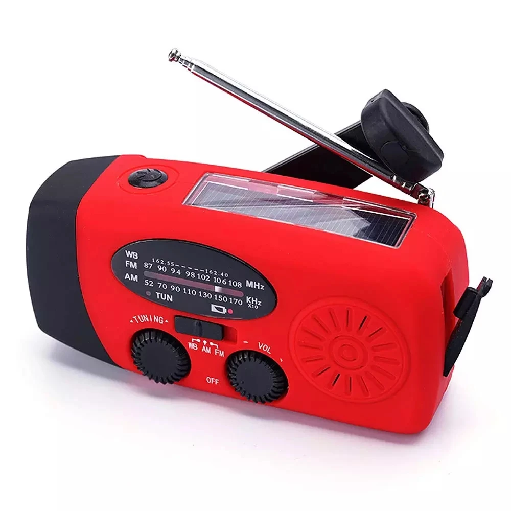 Portable Solar Power Hand Crank Radio Am Fm Two Way Dynamo Crank Radio ...