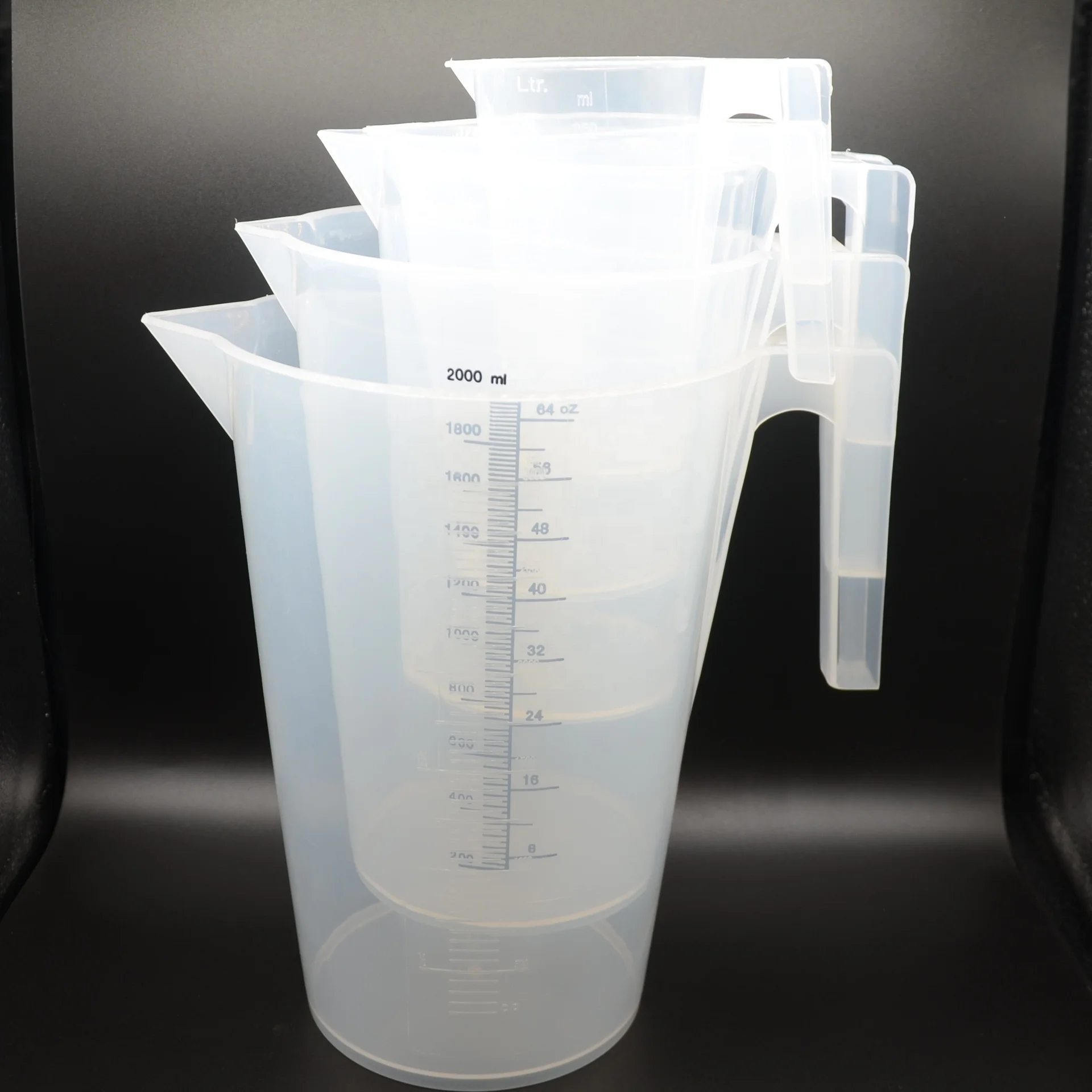 Custom 3l Plastic Measuring Cup Measuring Pitcher Container With Handle ...