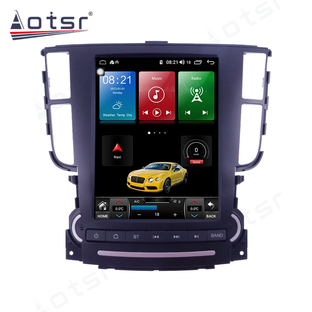 Tesla Screen Android Auto Car Radio for Acura TL 2004-2008
