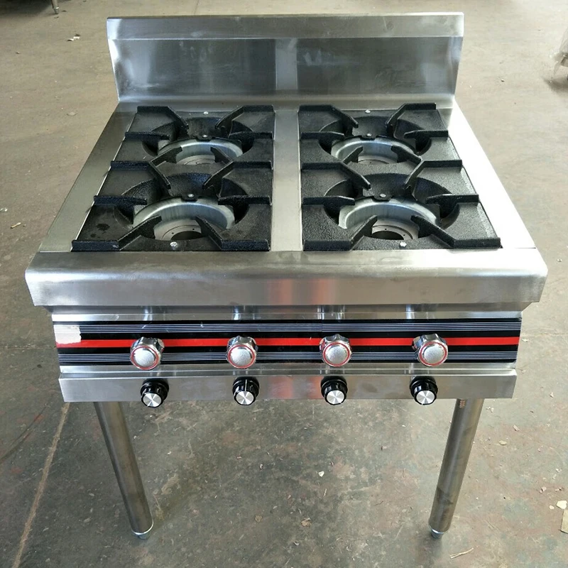 Ruitai Hotel Restaurant Kitchen Equipment Stainless Steel Gas Stove ...
