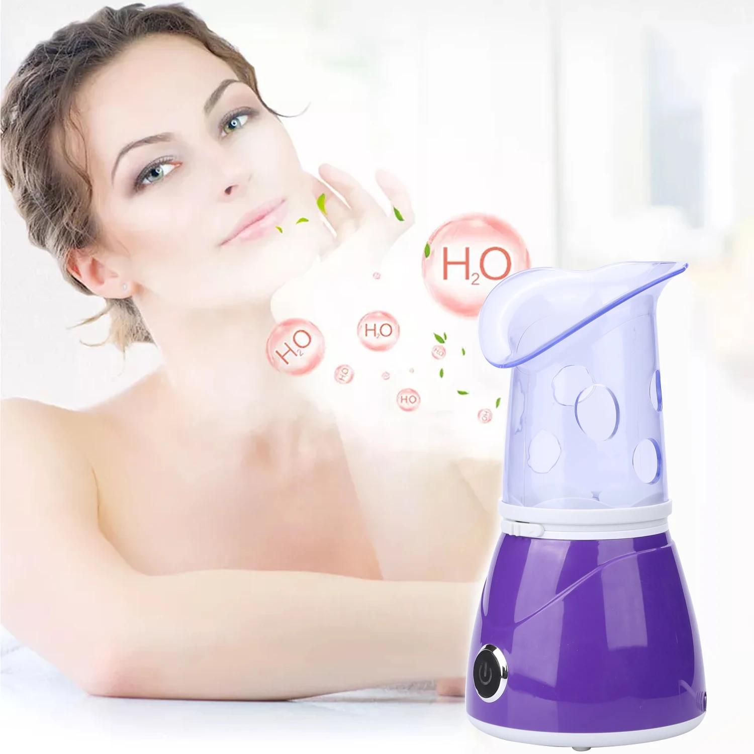 Face Sauna Spa Sinuses Moisturizing Cleansing Pores Nano Ionic ...