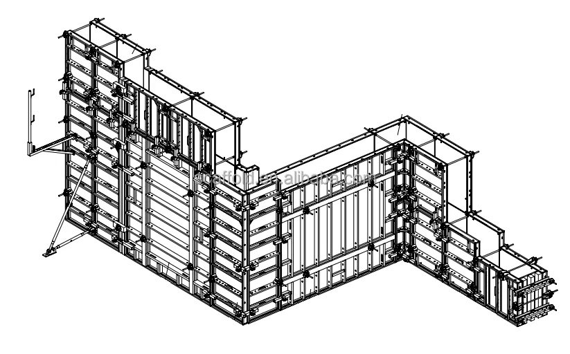 Doka Peri Slab Formwork Precast Concrete Mold Wall Panel Sheets Form ...