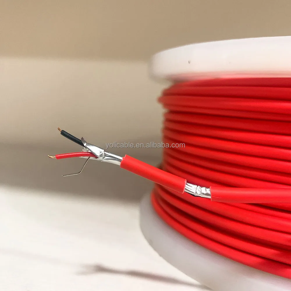 1.5mm 2 Core Fire Alarm Cable Fire Detection Cable Linear Heat Detector ...