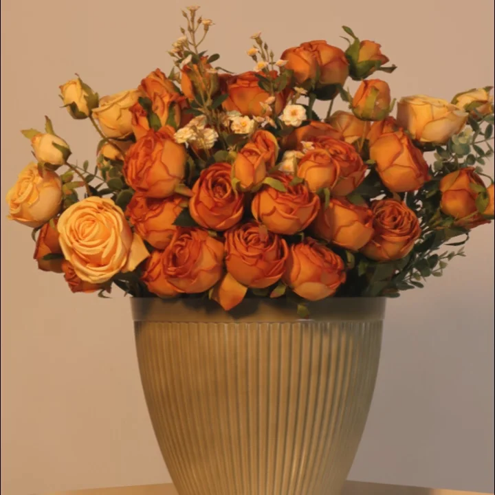 Novelty Deep Water Dry Plastic Flower Bucket Colorful Wake-up Flower ...