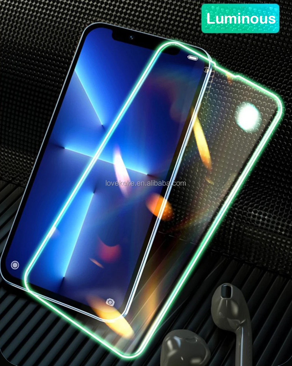 Lovekeke Anti-scratch Shock 18d Hd Clear Luminous Glow Tempered Glass ...